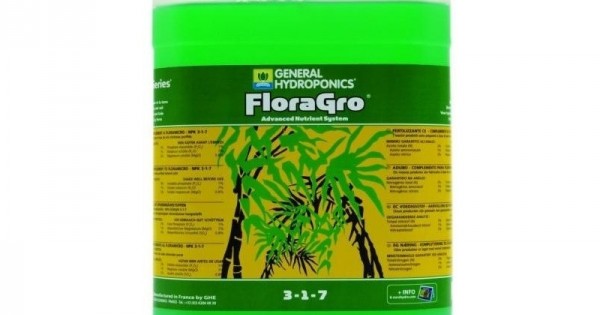 GHE FloraGro 5 Litre - GENERAL HYDROPONICS - Hobi Tarım